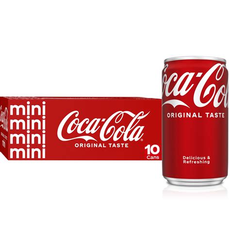 Coke Mini Can 75oz 10 Pack