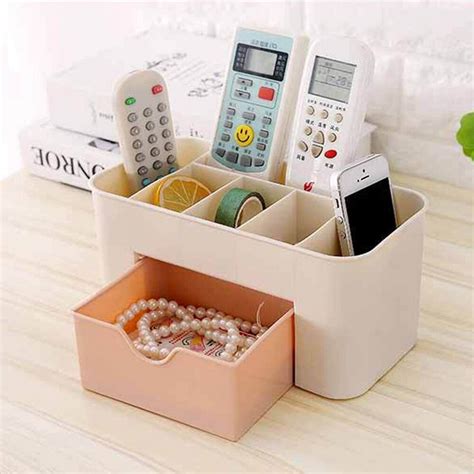 Badu Bg 3 цветни органайзери за грим Кутия за съхранение Пластмасови чекмеджета за козметика