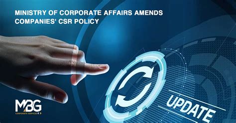 Companies Csr Policy Amendment Rules 2022 News From Mca