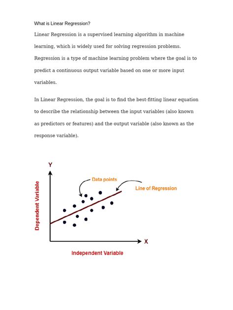 Linear Regression Pdf Dependent And Independent Variables Linear
