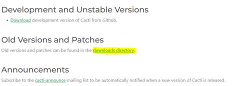 Bug Error 404 On Cacti Website · Issue 5008 · Cacticacti · Github