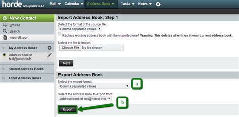 How To Importexport Contacts Via Cpanel Webmail Email Service