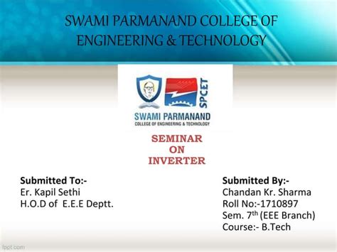 inverter testing pptx engineer report electrical pptx home