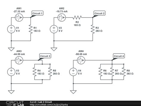 Lab Circuit CircuitLab