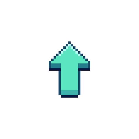 Premium Vector Pixel Art Arrow Vector Icon