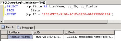 parsing sharepoint lists into a sql view revisited
