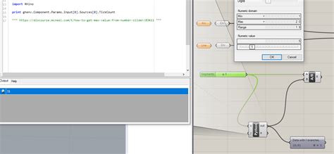 How To Get Max Value From Number Slider Grasshopper Mcneel Forum