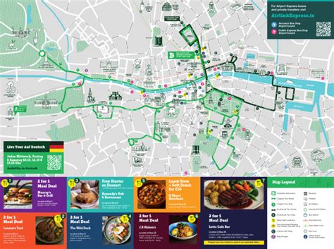 Dublin Hop On Hop Off Route Map Pdf Dublin Transport