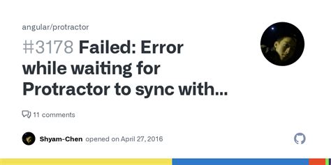 Failed Error While Waiting For Protractor To Sync With The Page Window