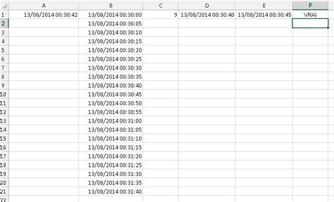 Excel Compare Two Datetimes With Tolerance Stack Overflow
