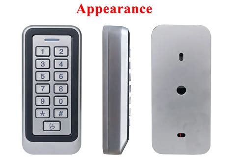 Auto Door Access Control Keypad Waterproof Metal Case Rfid 125khz 13 56mhz Access Control Keypad