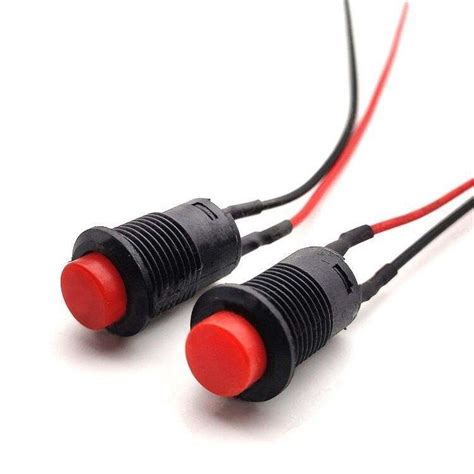 Wintai Tech Push Button Horn Switch 12v Push Button Starter Switch 12mm