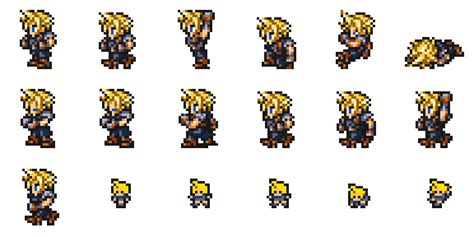 Image Ffrk Cloud Ffvii Sprites Png Final Fantasy Wiki Fandom Powered By Wikia