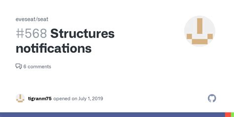 Structures Notifications · Issue 568 · Eveseatseat · Github