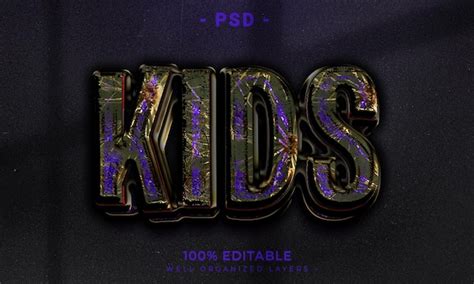 Premium Psd 3d Editable Text Effect Style With Background