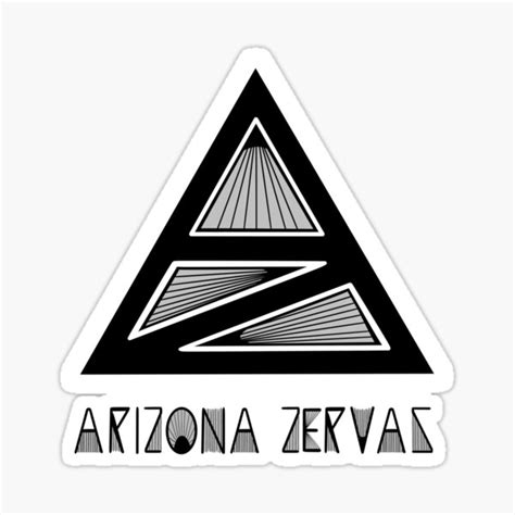 Arizona Zervas Logo Sticker For Sale By Halkiasarts Redbubble