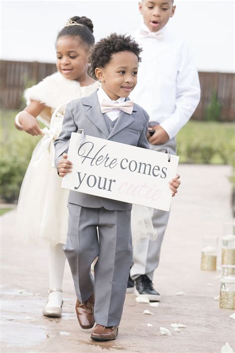Sign Bearer Wedding