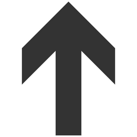 Arrow Up Direction Forward Move Ahead Send Update Upload Icon