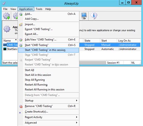 Troubleshoot Alwaysup With The Command Prompt The Core Technologies Blog