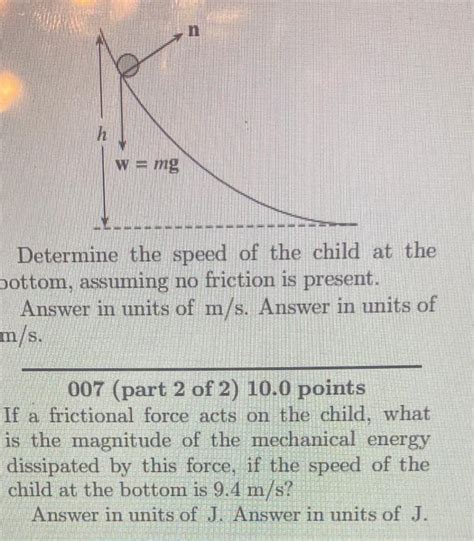 Solved 011 Part 1 Of 3 100 Points A Block Is Released