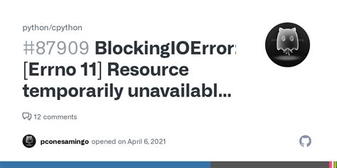 Blockingioerror Errno 11 Resource Temporarily Unavailable On Gpfs