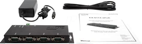 Exsys Ex6114 2p 4 Port Rs232 Serial Lan Adapter Poe Metal Housing At Reichelt Elektronik
