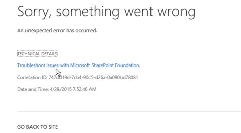 Web Part An Unexpected Error Has Occurred When Trying To Save Html