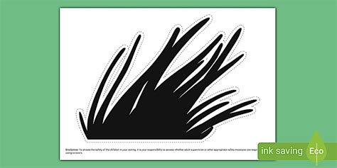 Grass Silhouette Cut Out Teacher Made Twinkl