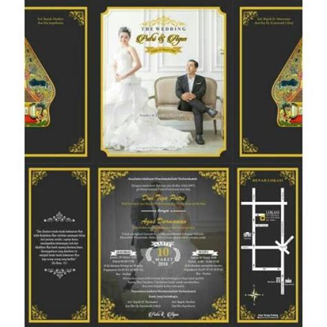 Detail Desain Undangan Pernikahan Dengan Foto Prewedding Koleksi Nomer 9