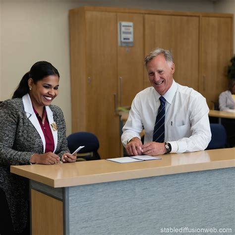 School Reception Desk Stable Diffusion Online School Reception Desk Stable Diffusion Online