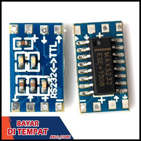 jual mini rs232 to ttl max3232 converter adaptor module serial port arduino shopee indonesia