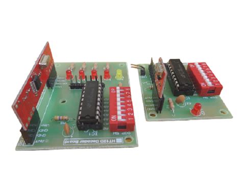 wireless 433mhz rf encoder decoder board with ht12e and ht12d module