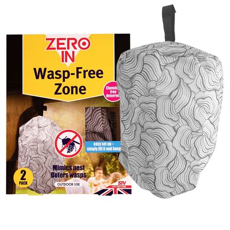 Zero In Wasp Free Zone Wasp Deterrent 2 Pack Old Railway Line Garden Centre