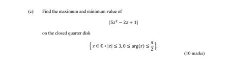 Solved Question 1 A Meromorphic Function F Z Has The