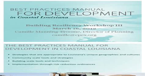 Pdf Camille Manning Broome Best Practices Manual For Development Dokumen Tips
