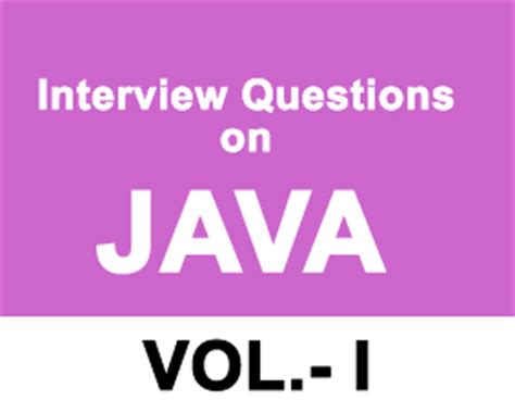 Java Interview Question Projectlab