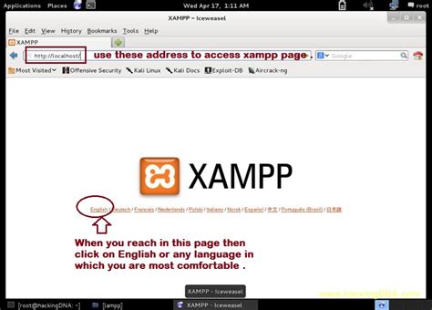 Hackingdna How To Install Xampp On Kali Linux