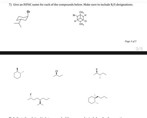 Solved 6 Identify All Asymmetric Centers In The Molecules