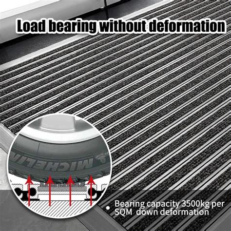 Aluminum Entrance Door Mats Commercial Entrance Mats Anti Slip Sand
