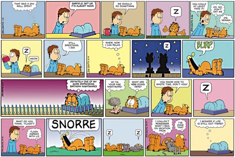 Sleeping Garfield