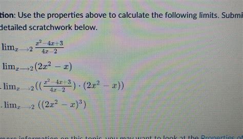 Solved Et Limfxllimgxm And C And D Be Two Constants