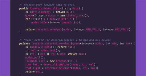 Coding Interview Prep Bst Serialization In Java