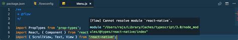 Reactjs Prevent Flowtype To Check Error In Nodemodules Stack Overflow