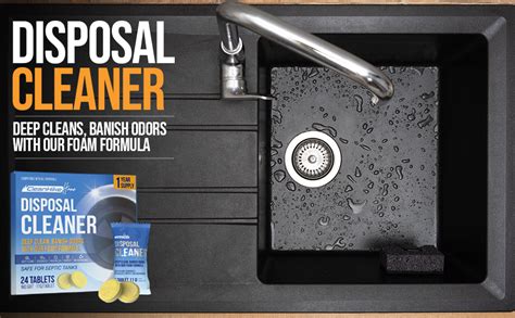 Garbage Disposal Cleaning Deodorizer Tablets 24 Pack Super Fresh Lemon Foam