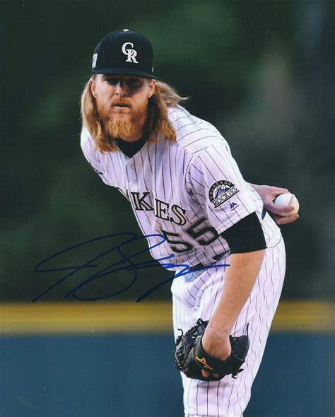 Autographed Jon Gray 8x10 Colorado Rockies Photo Main Line Autographs