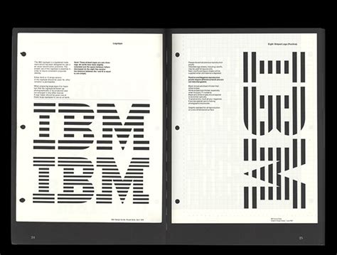 Ibm Paul Rands Graphic Standards Manual Reprint Behance