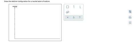 Solved Draw The Electron Configuration For A Neutral Atom Of