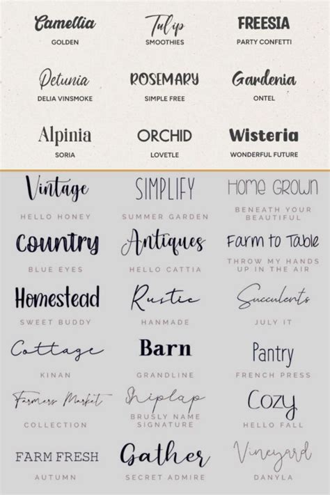 The Ultimate 50 Fonts Font Bundle Cricut Canva Font Script Font Fonts