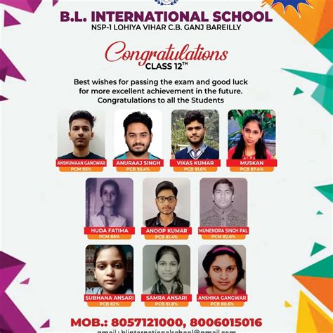 Our Toppers B L International School Bareilly