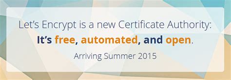 Lets Encrypt Free Automated And Open Ssl Certification Service